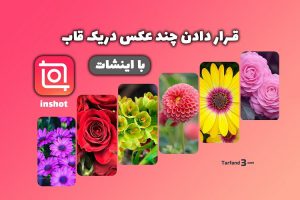 آموزش قرار دادن چند عکس در یک قاب با برنامه اینشات - inshot collage ...